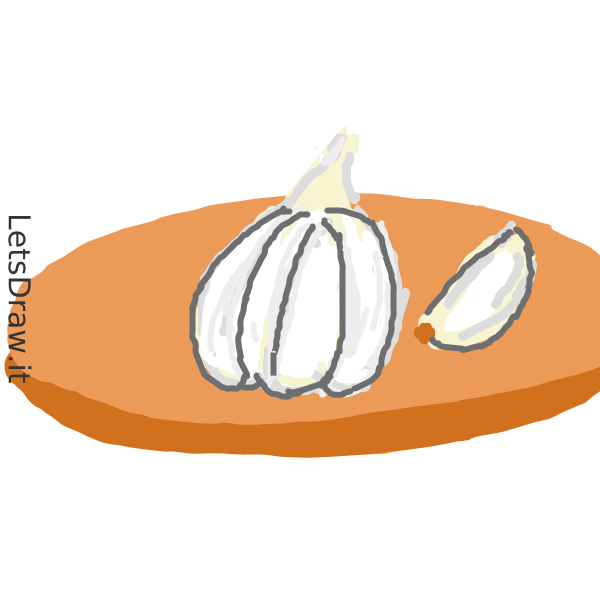 How to draw garlic / ohmst7wmd.png / LetsDrawIt