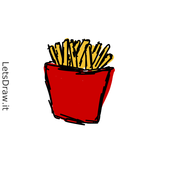 How to draw fries / oi5qdgecn.png / LetsDrawIt