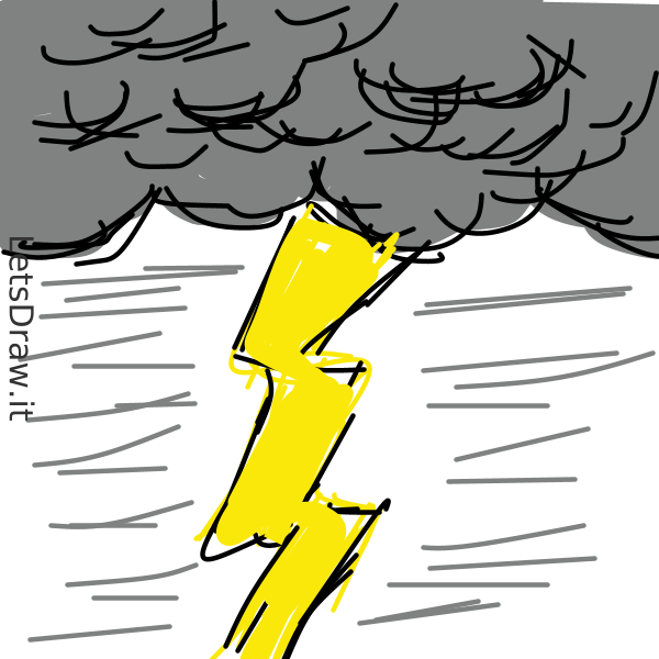 How to draw lightning / oire4gb1.png / LetsDrawIt