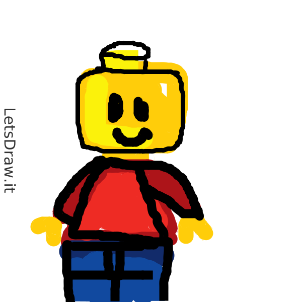 How to draw LEGO / ojfrtmsmb.png / LetsDrawIt