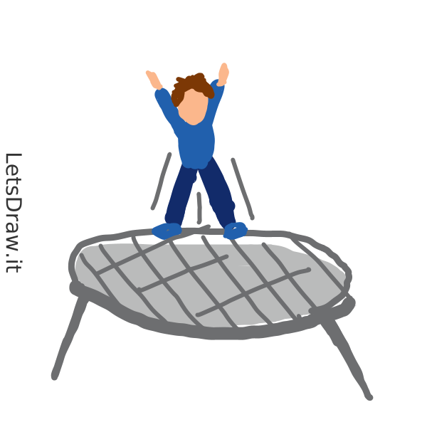 How to draw trampoline / ojmcorecg.png / LetsDrawIt
