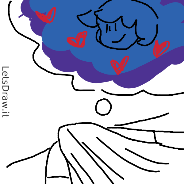 How to draw dream / om3cnqt8n.png / LetsDrawIt