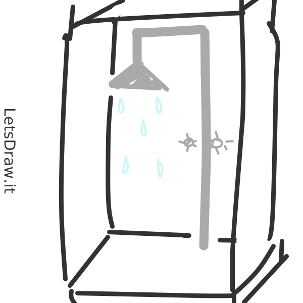 How to draw shower / omo6cy1an.png / LetsDrawIt