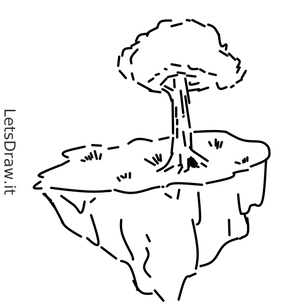 How to draw island / omy1f6grs.png / LetsDrawIt