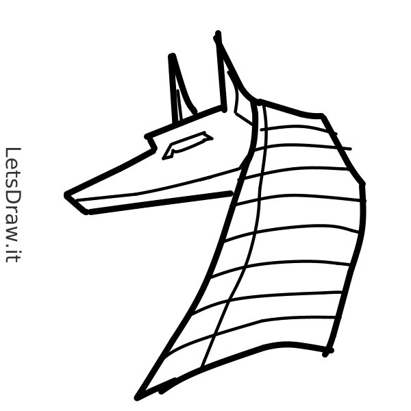How to draw Egypt / LetsDrawIt