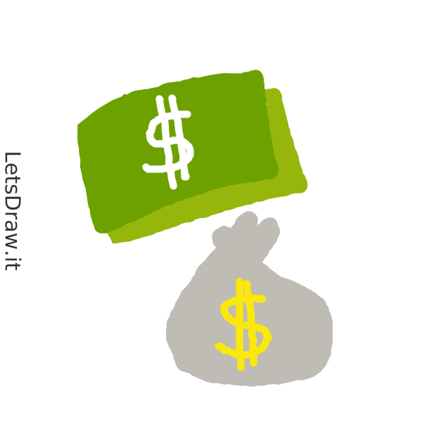 How to draw money / opbzm1beq.png / LetsDrawIt