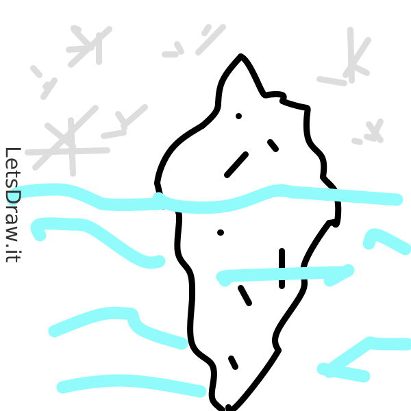 How to draw iceberg / opqwjbg83.png / LetsDrawIt
