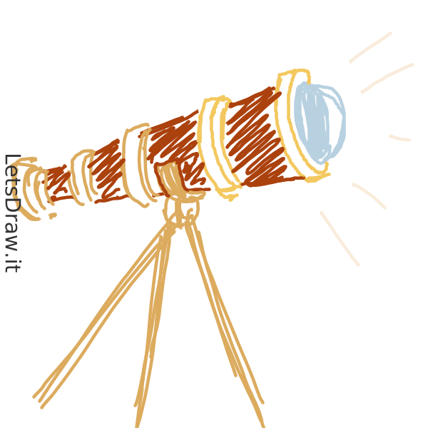 How to draw telescope / ot6sq4ff4.png / LetsDrawIt