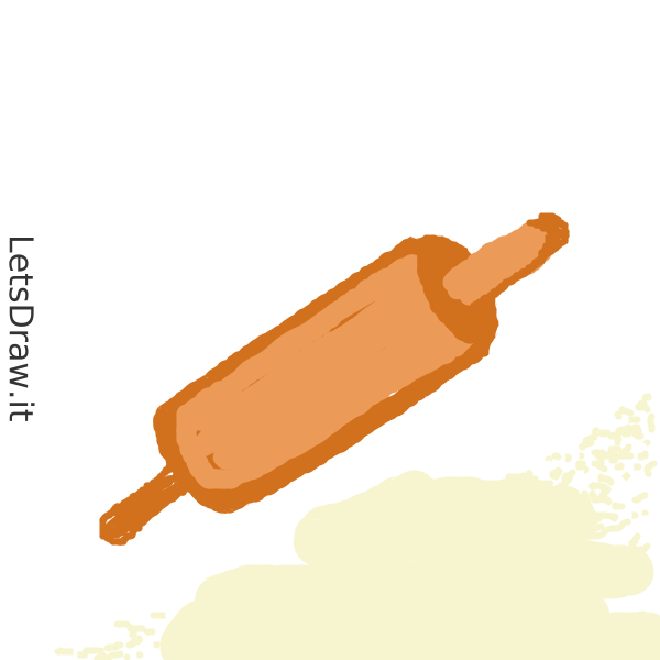 How to draw rolling pin / otqdohq8u.png / LetsDrawIt