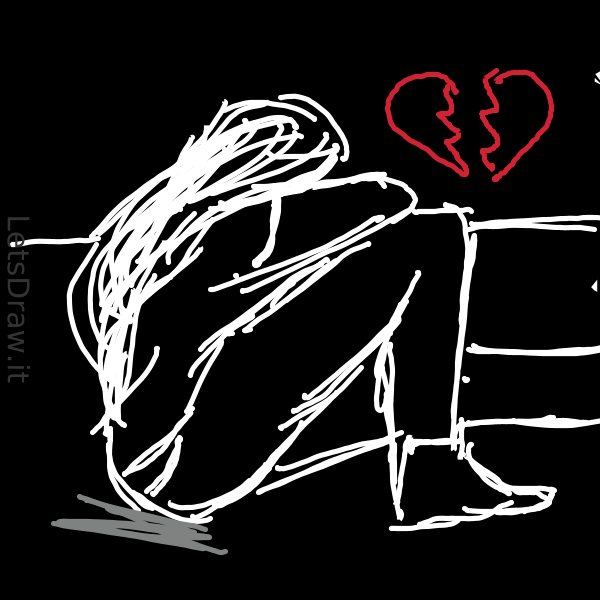 How to draw pain / Learn to draw from other LetsdrawIt players