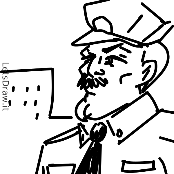 How to draw police / ow8tx6uu.png / LetsDrawIt