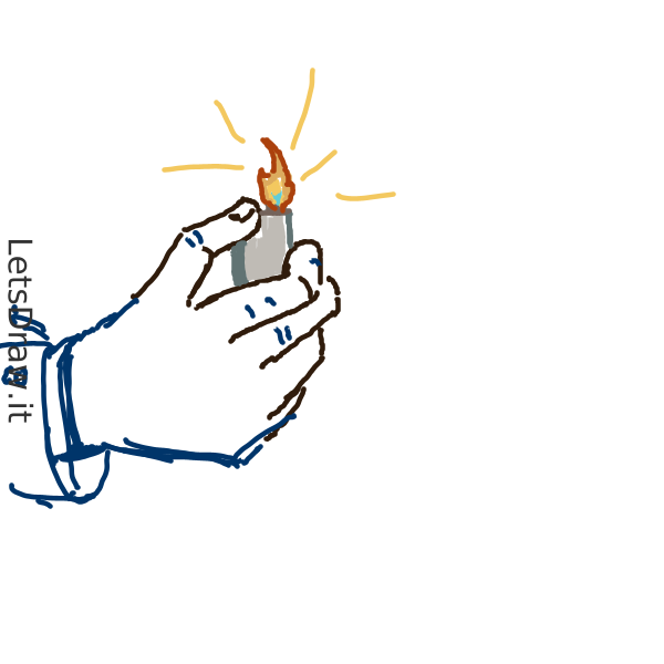 How to draw lighter / owarqhgxf.png / LetsDrawIt