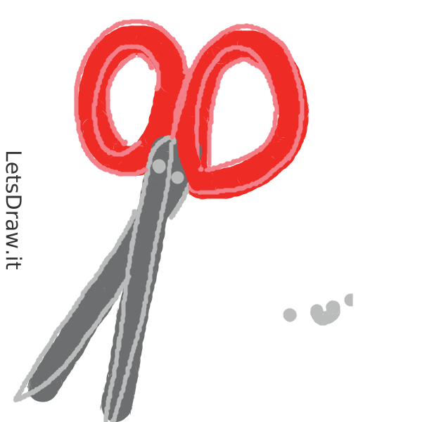 How to draw pair of scissors / oxfhq8tof.png / LetsDrawIt