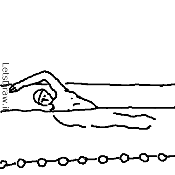 How to draw swimming / oxxqoxgfr.png / LetsDrawIt