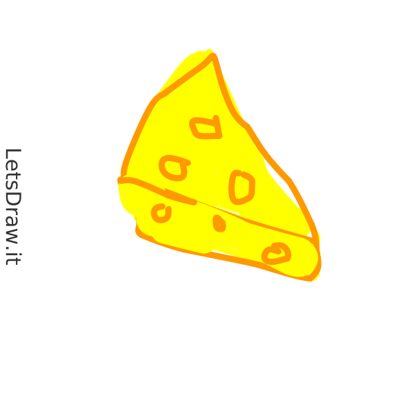 How to draw cheese / oyofeiesm.png / LetsDrawIt