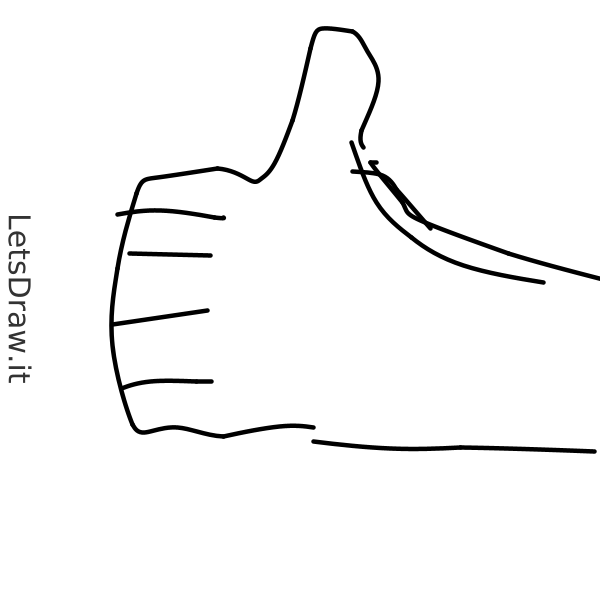 How to draw thumb / p13ekq7zd.png / LetsDrawIt