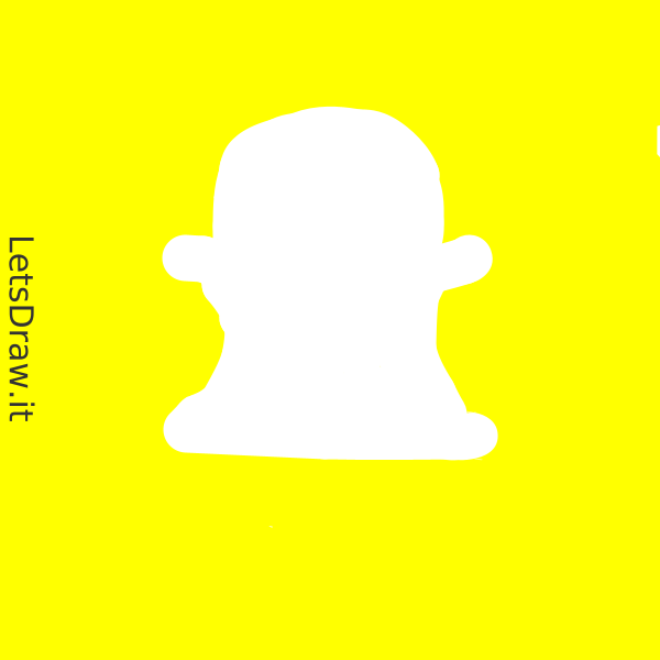 How to draw Snapchat / p1hqf3ft4.png / LetsDrawIt