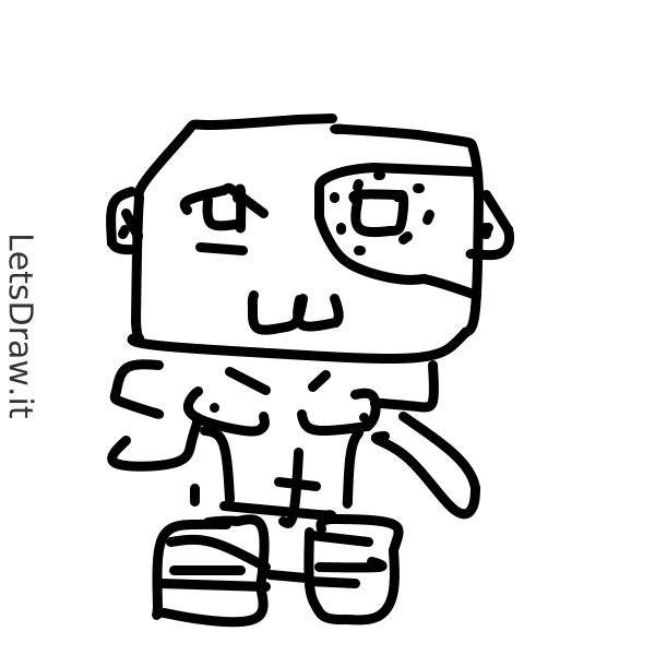 How to draw Cyborg / p1mcemhuf.png / LetsDrawIt