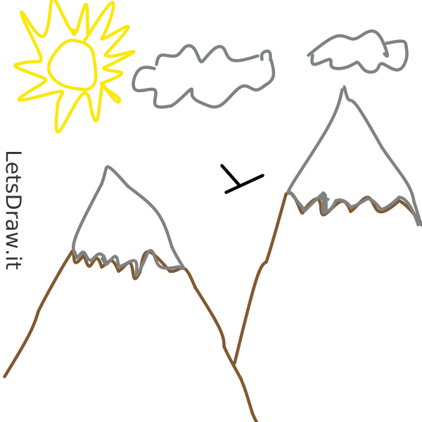 How to draw mountains / p1xx33rh.png / LetsDrawIt