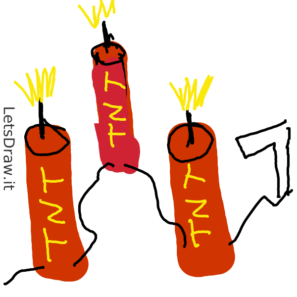 How to draw Dynamite / p3m48mgid.png / LetsDrawIt