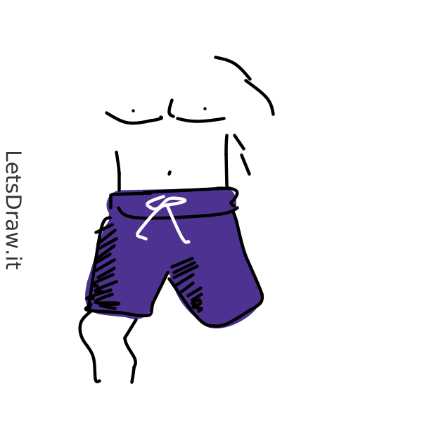 How to draw bathing suit / p4zadut4x.png / LetsDrawIt