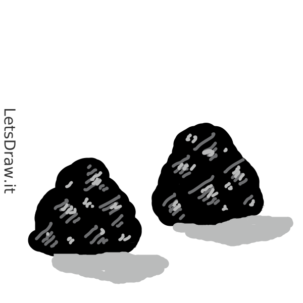 How to draw coal / p5xcxyz4z.png / LetsDrawIt