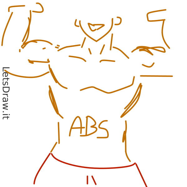 How to draw body-builder / p7i7p1u4u.png / LetsDrawIt