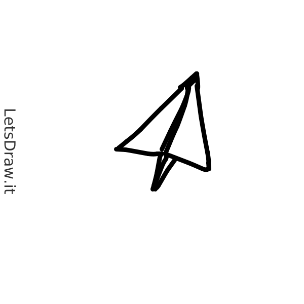 How to draw paper airplane / p7pzcgd7r.png / LetsDrawIt