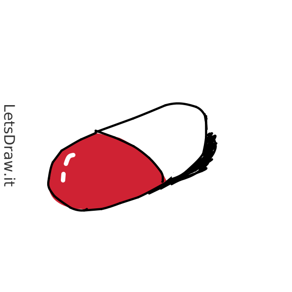 How to draw pill / p7y6df3yy.png / LetsDrawIt