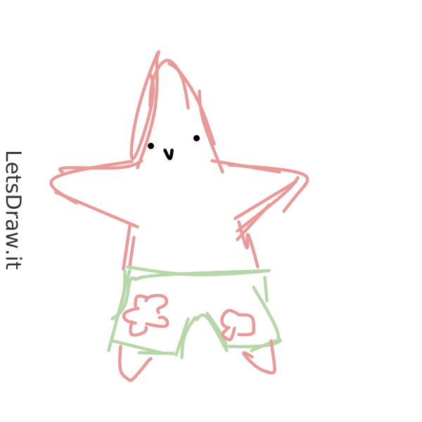 How to draw Starfish / p9cwfi1ha.png / LetsDrawIt