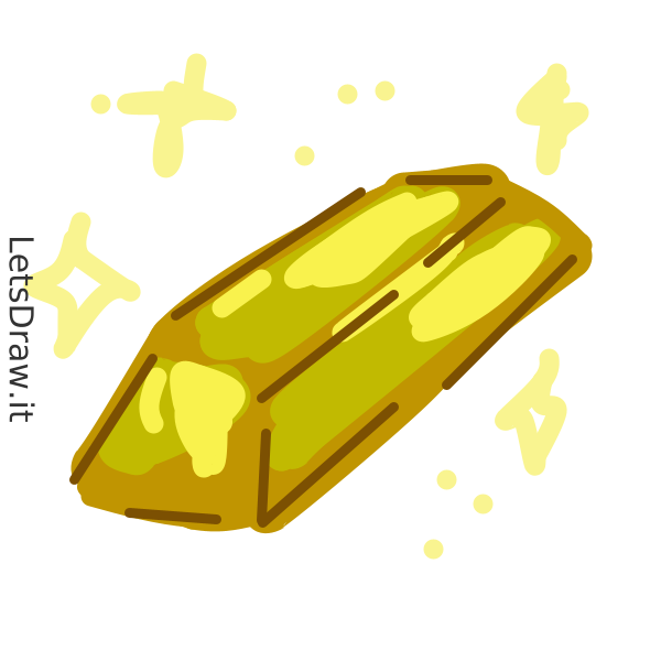 How to draw gold / pbf1kawrj.png / LetsDrawIt