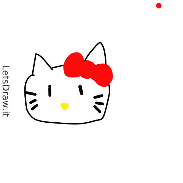 How to draw Hello Kitty / pc3pmz3ig.png / LetsDrawIt
