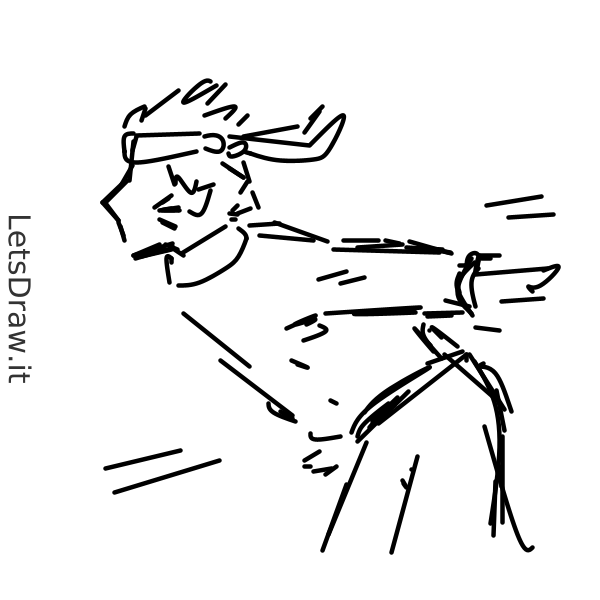 How to draw run / pejxkksu1.png / LetsDrawIt