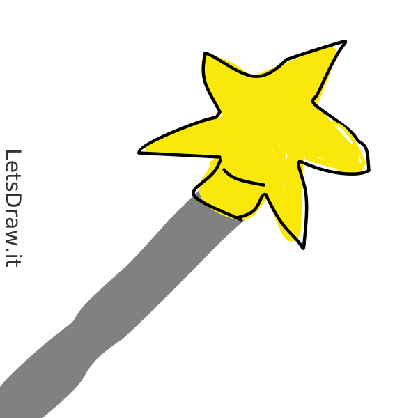 How to draw wand / pgdnz3ao.png / LetsDrawIt