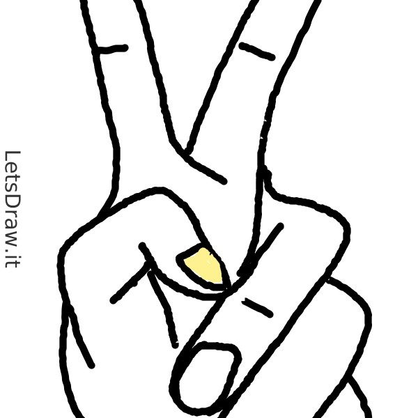 How to draw finger / LetsDrawIt