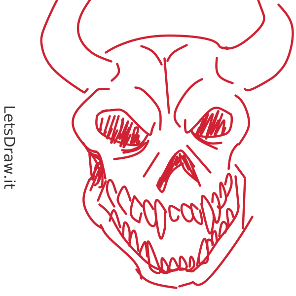 How to draw devil / pjaddo7zm.png / LetsDrawIt