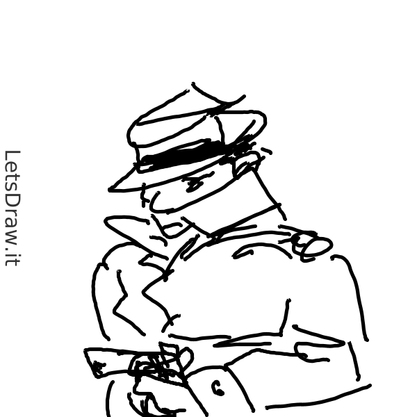 How to draw gangster / pky7pgq8o.png / LetsDrawIt