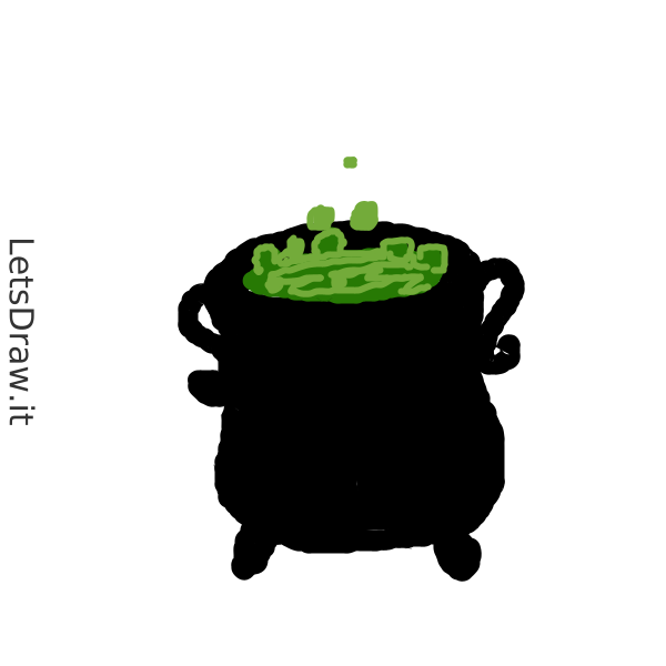 How to draw Cauldron / pmnfx7eu3.png / LetsDrawIt