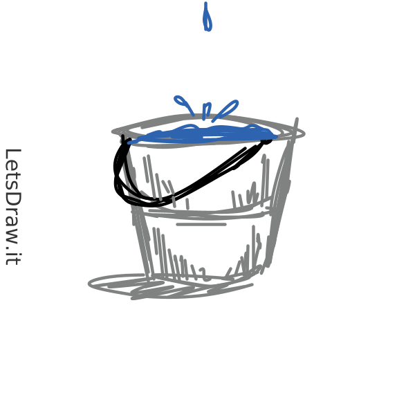 Wie zeichnet man: Eimer / Lerne zu zeichnen von anderen LetsdrawIt Spielern