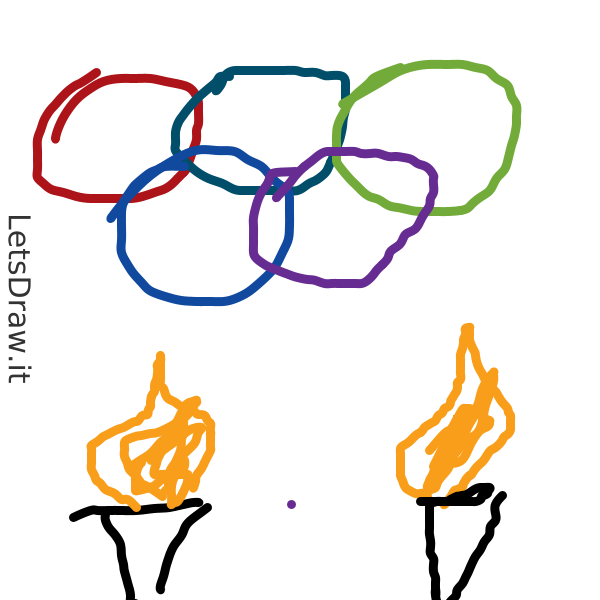 How to draw Olympic rings / pnmsorsfg.png / LetsDrawIt