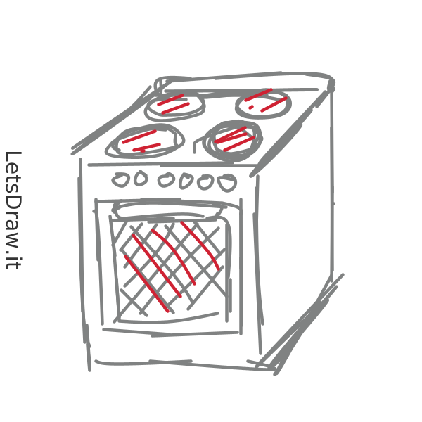 How to draw oven / pomrihha.png / LetsDrawIt