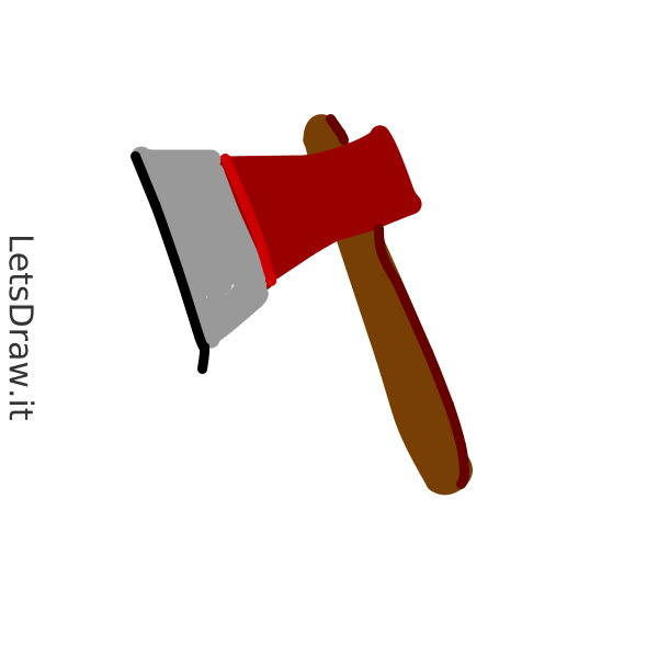 How to draw axe / poxjg3fc6.png / LetsDrawIt