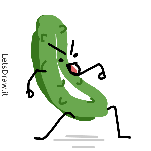How to draw pickle / pqornqowa.png / LetsDrawIt