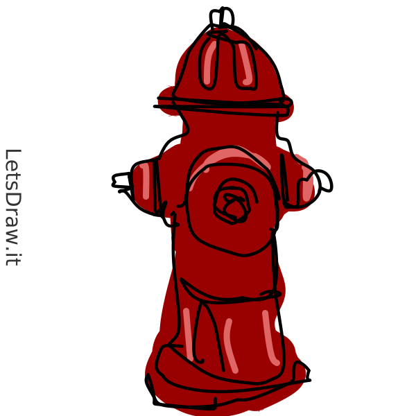 How to draw fire hydrant / prq8b3orx.png / LetsDrawIt