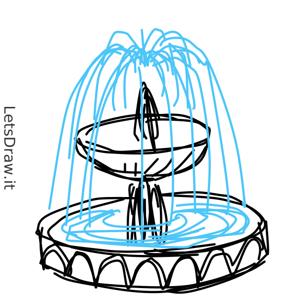 How to draw fountain / pryycawhh.png / LetsDrawIt