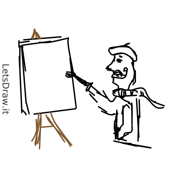 How to draw artist / pt17nckq7.png / LetsDrawIt