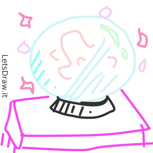 How to draw crystal ball / pxbnpxxkz.png / LetsDrawIt