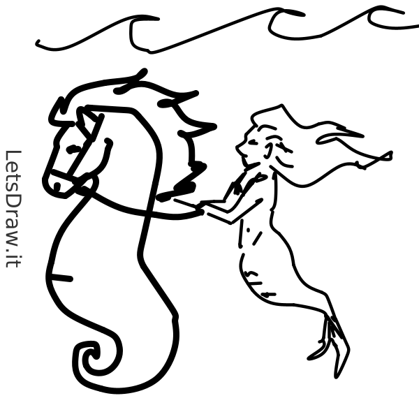 How to draw mermaid / pxeqmyrm.png / LetsDrawIt