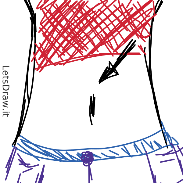 How to draw bellybutton / pxhhbpyob.png / LetsDrawIt