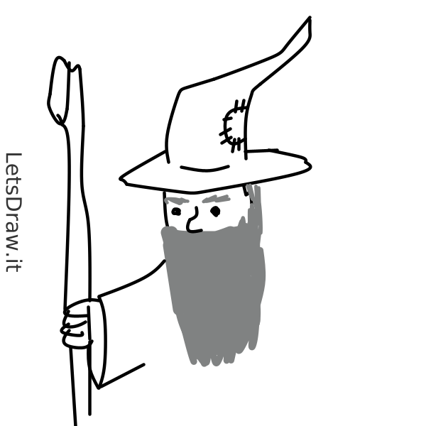 How to draw wizard / py9zbtoix.png / LetsDrawIt